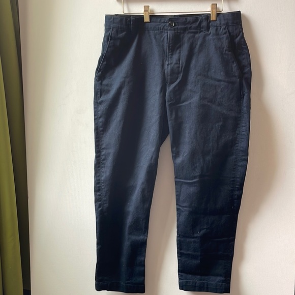 Zara | Pants | Zara Mens Drawstring Chinos Navy Blue Large | Poshmark